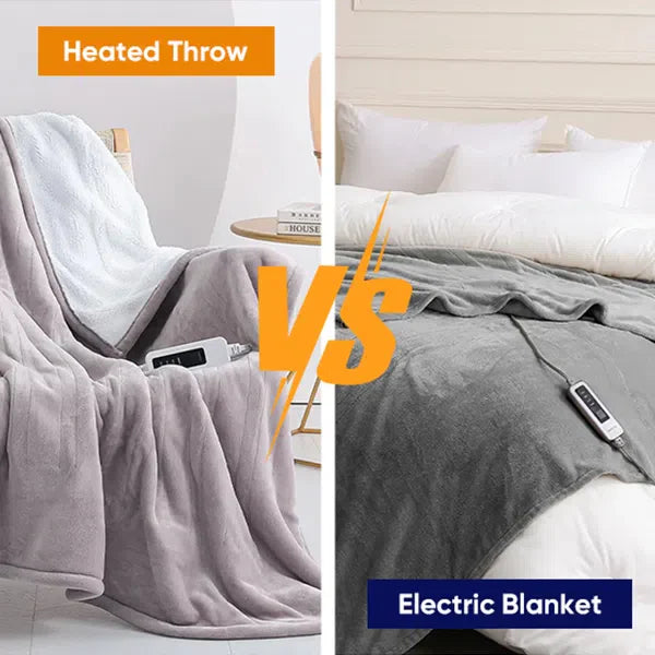 Heated Throw vs. Electric Blanket: Which is Right for You? – Homlyns